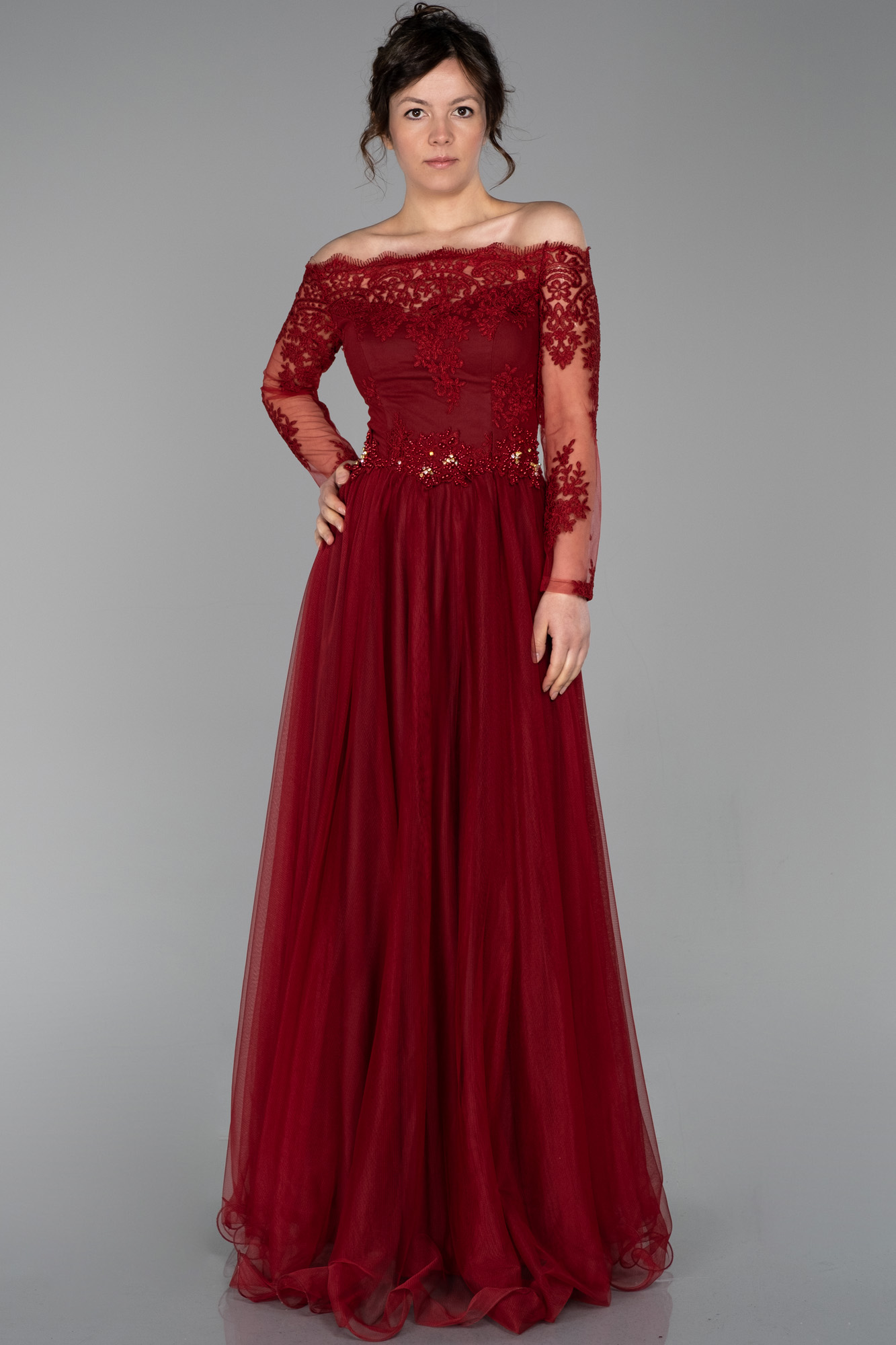 Long Princess Evening Dress ABU019 Abiyefon